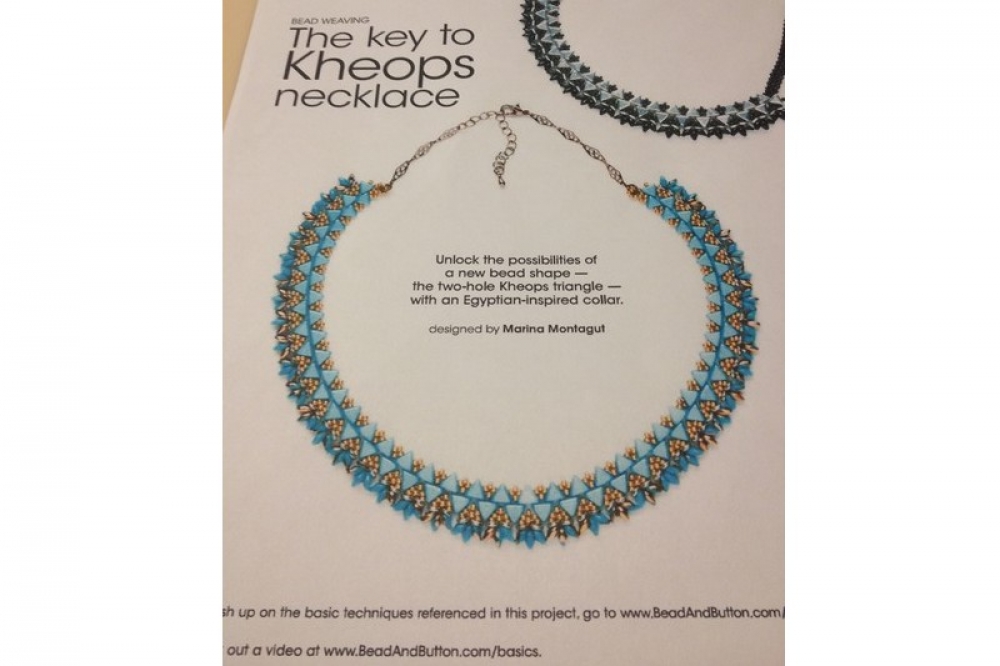 The key to Kheops necklace | MARINABEADS